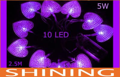 Cina la corda a pile di 2.5m LED accende la forma di amore per la fase di nozze in vendita
