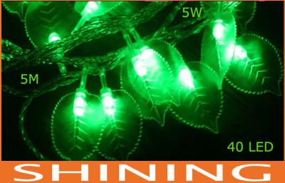 Cina 5m 40bulb hanno condotto il colore verde chiaro della batteria per la decorazione dell'interno in vendita