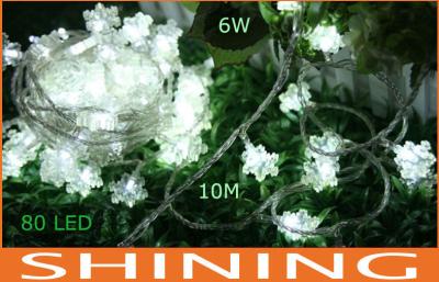 Cina Rame principale all'aperto 80L della luce della corda di colore verde con le lampadine 10m 80 in vendita
