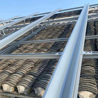 China Waterproof HDG Gi Solar Mounting Channel PV Mounting Rails for sale