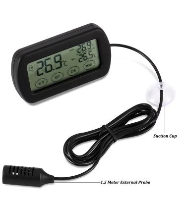 China DTH-115 Touchscreen Digital Thermometer Hygrometer Max Min Record and Alarm Function Temperature Humidity Meter for sale
