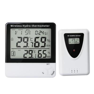 China DTH-64 Wireless Digital Hygro-Thermometer Indoor Outdoor Humidity Meter Household Thermometer Temperature Gauge for sale