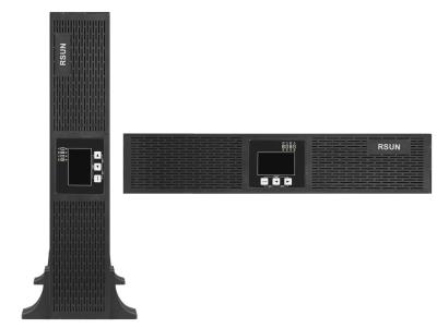 China 2U High Frequency Online UPS 19 Inch 3KVA Rack Mount UPS LCD For Server Metal Case for sale