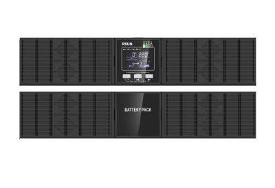 China 6KVA LCD 2U Rack Mount Online UPS 192V - 240VDC Battery Voltage 1 - 12A for sale