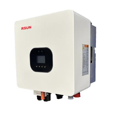 China Home Single Phase Hybrid Inverter 3.6KW - 12KW Wall Mounted Mppt Solar Inverter for sale