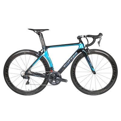 중국 남자와 여자를 위한 EPS 탄소 섬유 도로 자전거 T10pro 홀로그램 색깔 SHIMANO UT R8000-22 속도 판매용