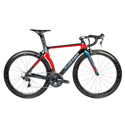 중국 남자와 여자를 위한 EPS 탄소 섬유 도로 자전거 T10pro 홀로그램 색깔 SHIMANO UT R8000-22 속도 판매용