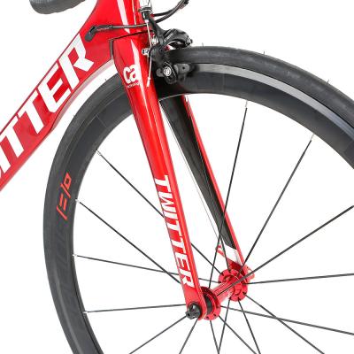 중국 탄소 섬유 도로 자전거 SHIMANO 105 R7000 22 속도를 경주하는 탄소 포크 판매용