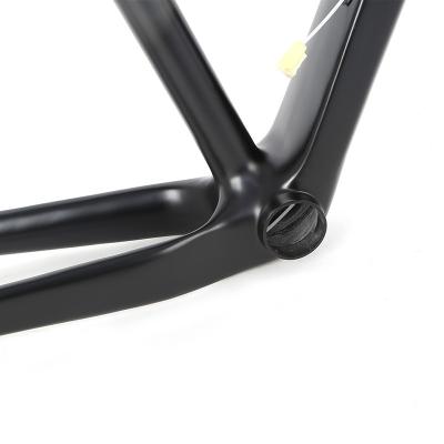 Chine Cadre DE NIVEAU 148mm de la fibre MTB de carbone d'ENV XC par Axle Full Black à vendre