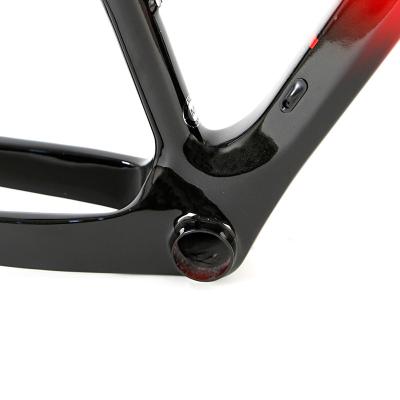 Κίνα πλαίσιο 29 ινών MTB άνθρακα 135mm QR πλήρης αναστολή με τα εσωτερικά καλώδια προς πώληση