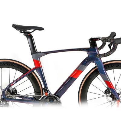 중국 TWITTER 탄소 섬유 도로 자전거 풀 세트 SHIMANO 105 R7020 카본 휠 판매용