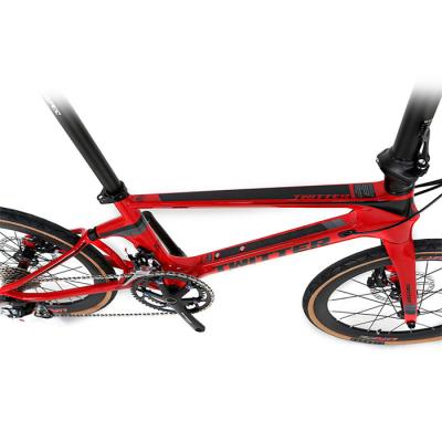 중국 유압 브레이크 탄소 섬유 산 접는 자전거 SRAM S700 22 속도 판매용