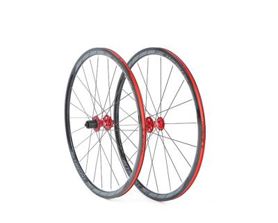 Chine OEM quatre Axle Alloy Road Bike Wheels, libération rapide en aluminium de Wheelset 700C à vendre