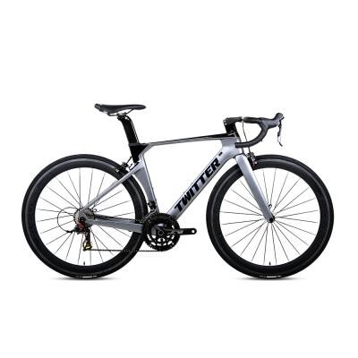 중국 54CM 프레임 레이싱 도로 자전거 60TPI 탄소 섬유 핸들바엠티브 사이클 판매용