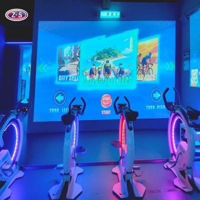 China Competitive Multiplayer Cycling Entertainment AR Bicycle Simulator System for sale