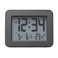Quality Battery-Operated Multifunction LCD Alarm Clock with RC Time Sync and Temperature for sale