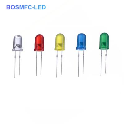 중국 5mm 빛 방출 다이오드, 흰색 빨간색 녹색 파란색 노란색 오렌지 다이프 LED 램프 판매용