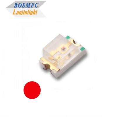 Chine LED SMD haut pratique 0805 lumière rouge 0,06W pour l'éclairage intérieur à vendre