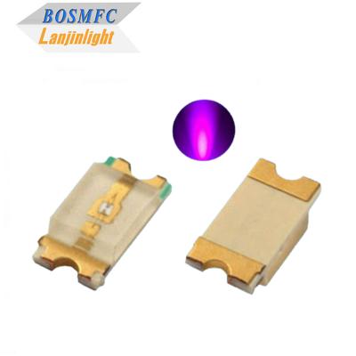 중국 0805 SMD LED 385nm 2012 사이즈 405nm 모기 방지 램프용 자외선 방출 다이오드 판매용