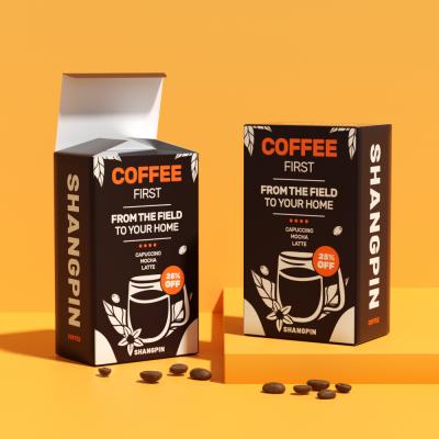 China Wholesale Price Book Shaped Foldable Paper Box Coffee Bag Packaging for Instant Coffee for sale