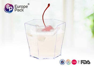 Cina Chiari contenitori di plastica eliminabili 60Ml del dessert che assaggiano sei contenitori in vendita