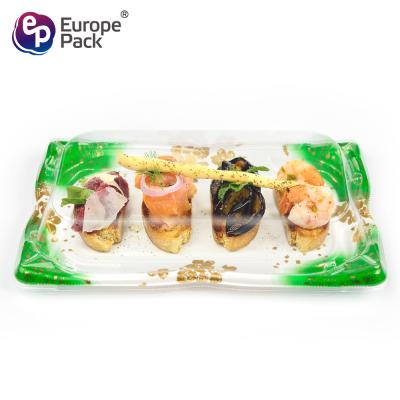 Cina Scatole di pranzo eliminabili dei sushi del nuovo di arrivo di EPK quadrato del commestibile in vendita