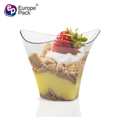 Cina Tazza di plastica del budino del contenitore della crema della ghiacciata del pacchetto 100ml di Europa in vendita