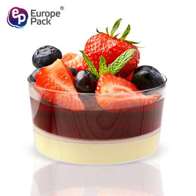 Cina Il yogurt rotondo eliminabile 182ml dei rifornimenti di negozio del dessert foggia a coppa l'imballaggio del dessert in vendita