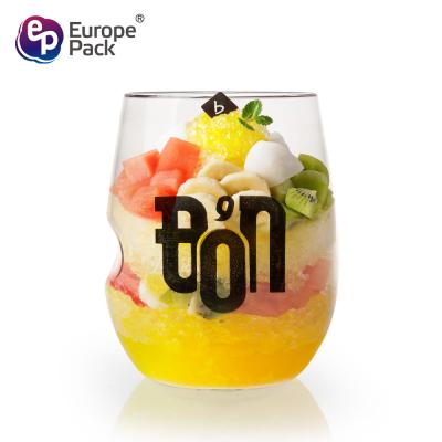 Cina Promozione del Europa-pacchetto che stampa le tazze di plastica eliminabili di PETG 16oz in vendita