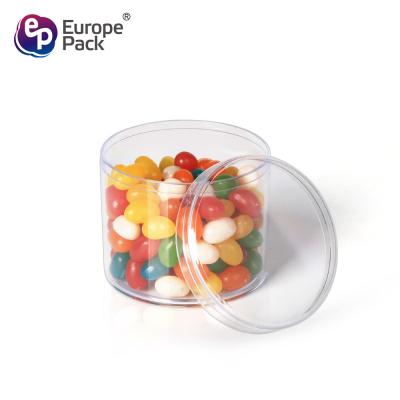 Cina Custom PS Round Plastic Cake Dessert Cup Transparent Plastic Box With Lids in vendita