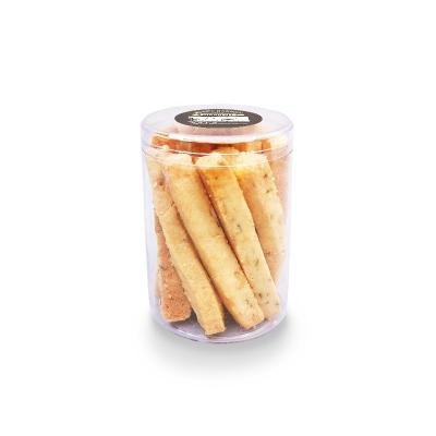 Cina Factory direct price PS transparent plastic biscuit box, round pastry packing boxes with lid in vendita
