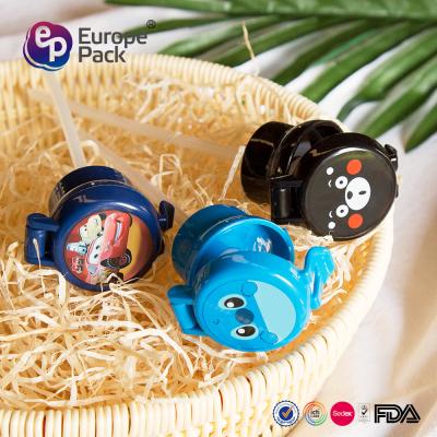Cina Cartoon design child resistance cap Wholesale plastic water bottle caps with straw in vendita