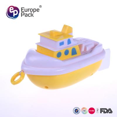 China Plastic toy boat pull line drives the boat sailing for sale