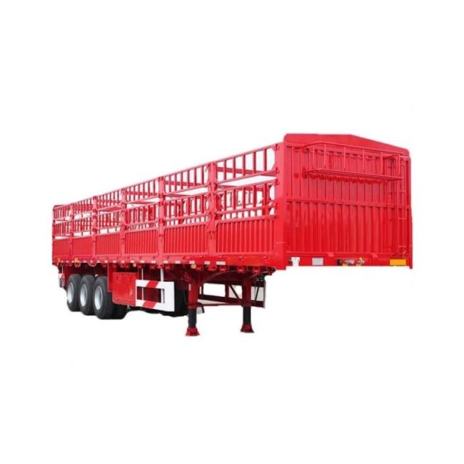 30-100 Ton Truck Trailer Pile Fence Semi Trailer