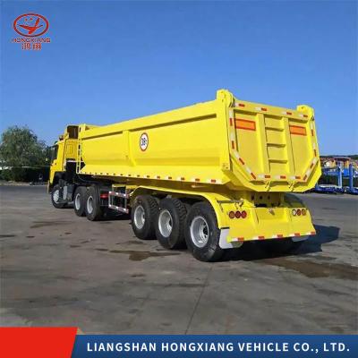 Chine 1 Dampper minier à bascule latéral / Dampper arrière Semi-remorque Dump Truck Self-dumping Non à vendre