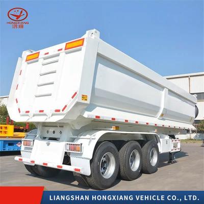 Chine 1 Dampper minier à bascule latéral / Dampper arrière Semi-remorque Dump Truck Self-dumping Non à vendre