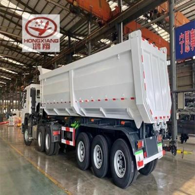 Κίνα 45cbm 40 50 60 τόνων U σχήμα πίσω άκρη γκρεμιστήρα ντάμπινγκ ημιφορτηγά ρυμουλκούμενα χάλυβα επίπεδα προς πώληση
