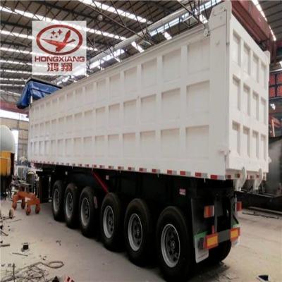 Κίνα 45cbm 40 50 60 τόνων U σχήμα πίσω άκρη γκρεμιστήρα ντάμπινγκ ημιφορτηγά ρυμουλκούμενα χάλυβα επίπεδα προς πώληση