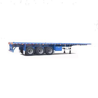 Κίνα 2024 40 FT 3 Άξονας Tri Axle Flat Bed Flatbed Container Semi Trailer με προσαρμογή προς πώληση