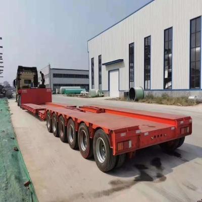 China 12 Bandnummer 20FT 40FT 45FT Container Transport Platbed Semi-trailer met Twist Lock Te koop