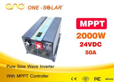 China Off Grid Pure Sine Wave Invertor Dc 24v To Ac 220v 110v With Battery Charger for sale