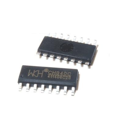 中国 CH340C USB To TTL IC SOP-16 Built In Crystal Oscillator USB Bus Adapter Chip 販売のため