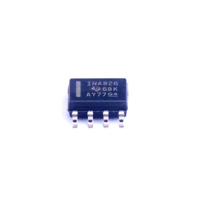中国 INA826AIDR INA826 Instrumentation Amplifier IC 1 Circuit Rail To Rail 8-SOIC 販売のため