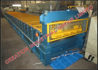 China Aluminium and Steel Metral Box Profile Roofing Sheet Corrugation Machine with 5 Tons Uncoiler en venta
