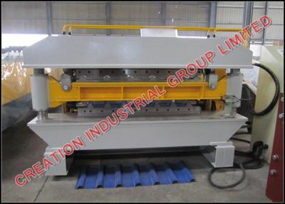 Китай Combined Long Span Industrial 5 & 6 Gutter Roofing Sheets Double Aluminium Roll Former Machine продается