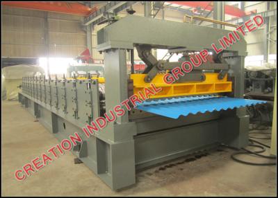 China Rollo ajustable del panel del tejado del perfil de onda del sino que forma la máquina 415V/440V en venta