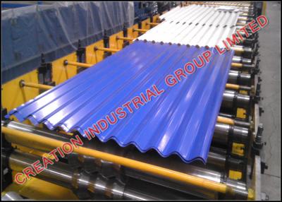 China Rollo de acero acanalado de alta resistencia del panel del tejado que forma la máquina en venta