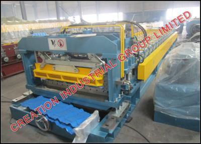 Cina Rotolo di alluminio ondulato delle mattonelle di tetto di punto che forma macchina con il certificato di SONCAP in vendita