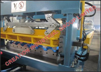 Cina Strato di alluminio del tetto di mattonelle di punto di Metcopo che forma l'attrezzatura a macchina di Rollform in vendita