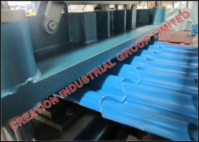 Cina Corrugated Aluminium Metrocopo Step Tile Roofing Sheet Corrugating Machine in vendita